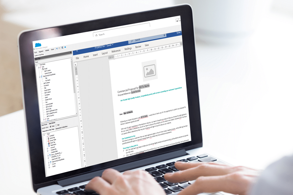 Form design at your fingertips - Docomotion - Document Generation Solution on Salesforce