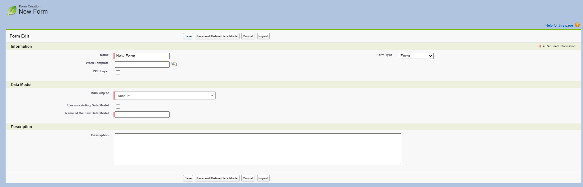 Creating a Form - Docomotion - Document Generation Solution on Salesforce